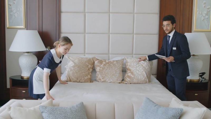 Cleaning, Hotel Staff, Room Service, Hotel by Pressmaster – Stock ...