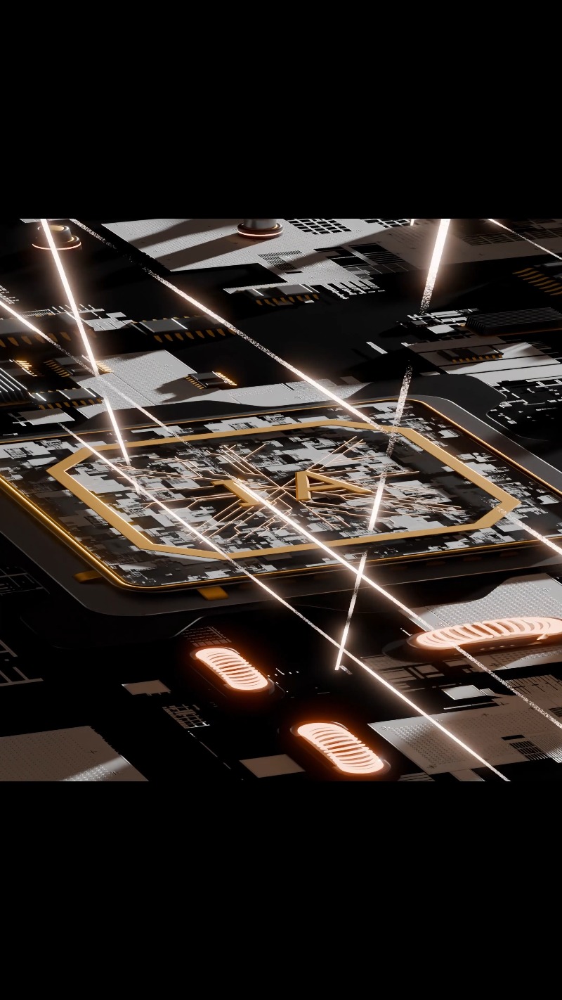 Microprocessor, Vertical Format, 3d Animated, Computer Parts by Juanjo ...