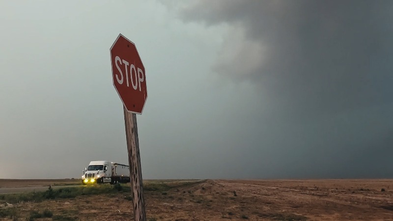 Texas, Stop Sign, Traffic, Road by Stormchasers – Stock Footage | Artlist