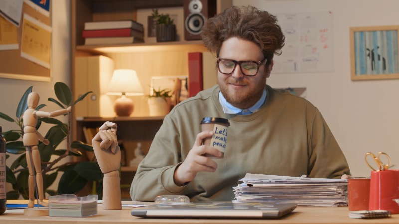 Work, Making Peace, Note, Desk by Pressmaster – Stock Footage | Artlist