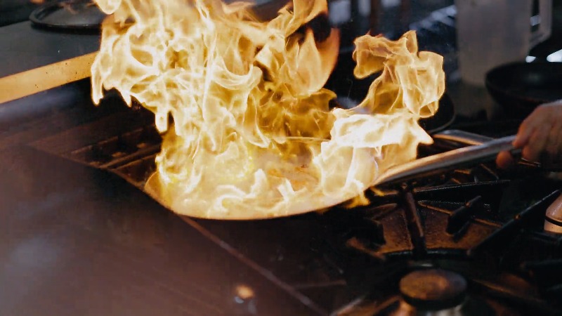 Fire, Gas Stove, Cooking, Restaurant by Cinematic Vision – Stock ...