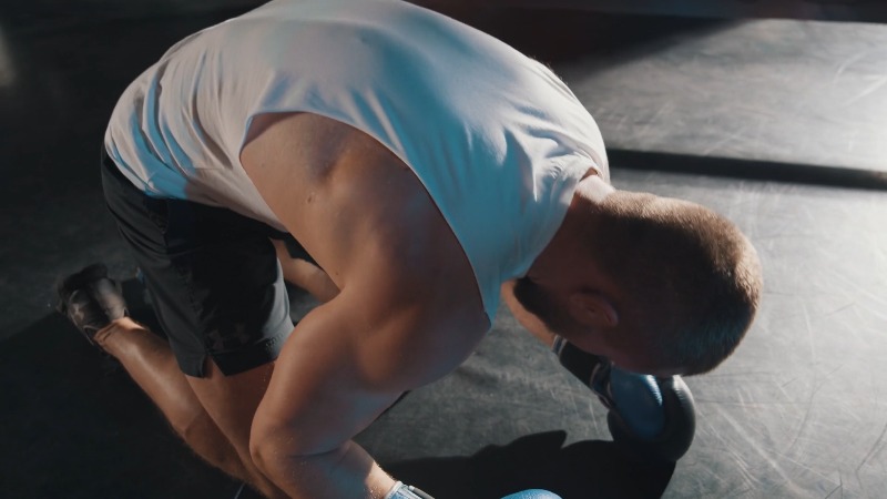 Boxing, Boxer, Knocked Down, Hurt by Oleh Ibrahimov – Stock Footage ...