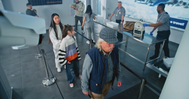 Security Guard, Airport, Security, Terminal by Frame Stock Footage ...