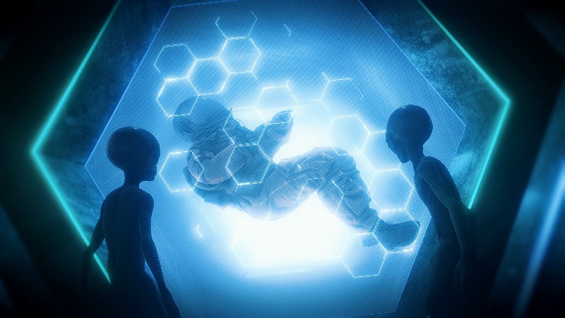 Astronaut, Vj, Loop, Alien Ship by Pixel DNA – Stock Footage | Artlist