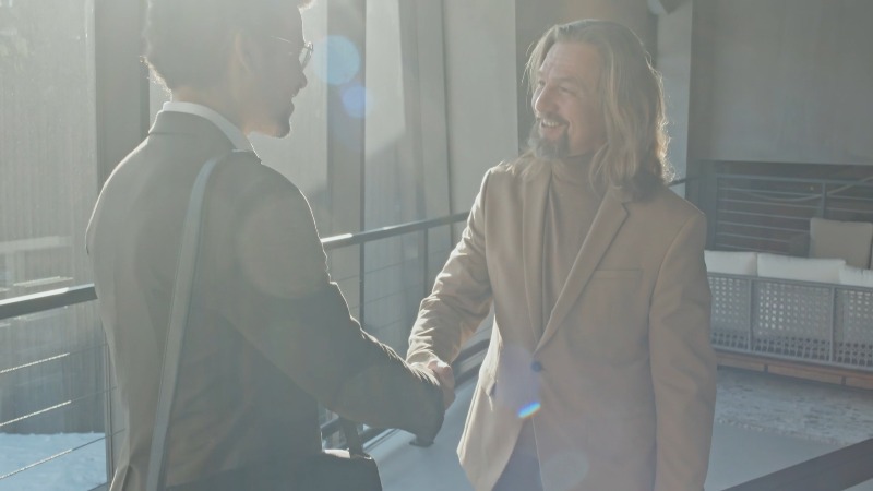 Coworkers, Conference Center, Hotel Lobby, Shaking Hands by Pressmaster ...