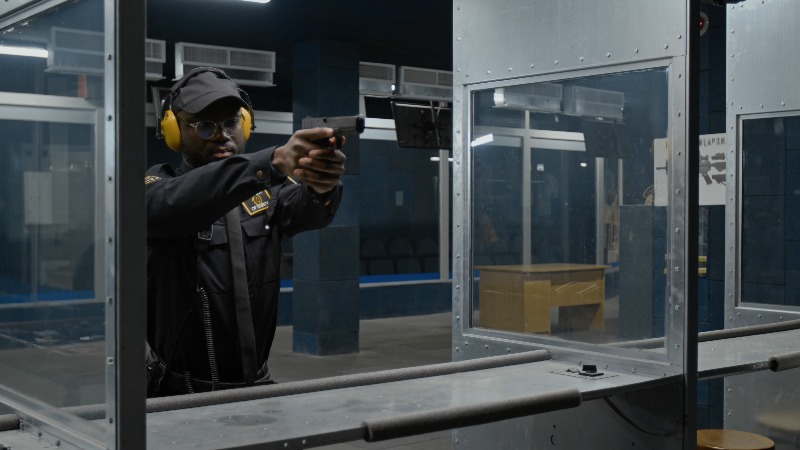 Shooting Range, Aim, Marksmanship, Firearm by Pressmaster – Stock ...