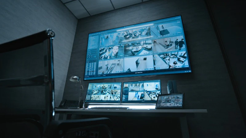 Surveillance, Control Room, Monitor, Cctv by Frame Stock Footage ...