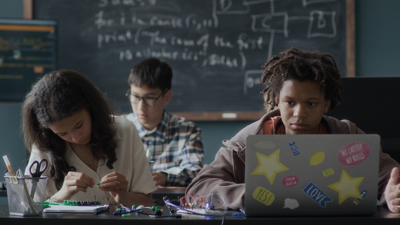 Students, Programming, Class, Classroom by SeventyFour – Stock Footage ...