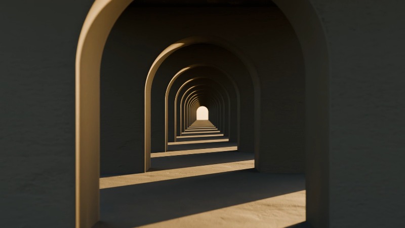 Tunnel, Animated, Corridor, Captivating by Finn Moeller – Stock Footage ...