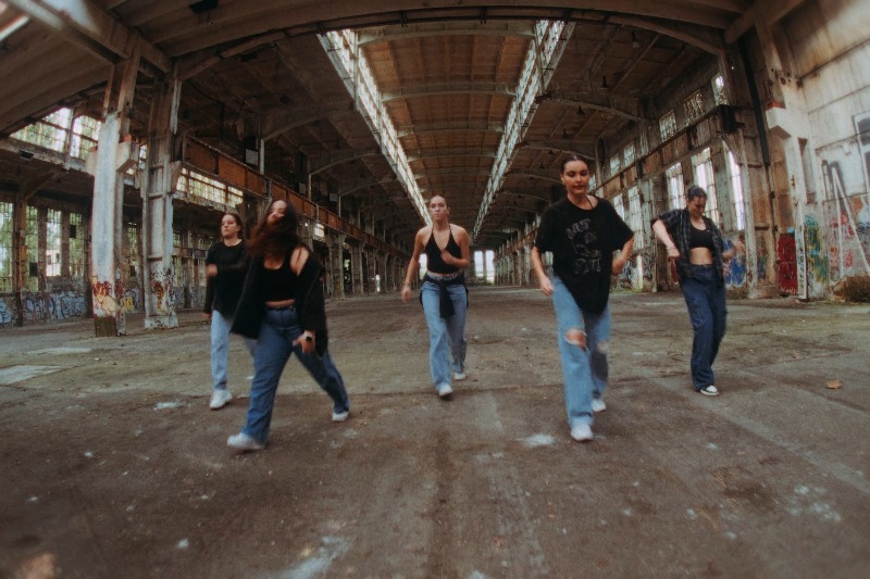 Warehouse, Dance Group, 90s, Old Film Effect by Marcell Gergely – Stock ...