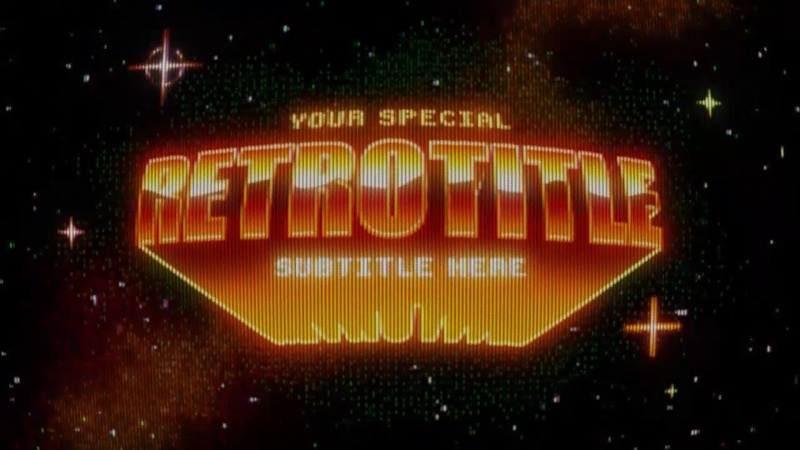 Retro Style Title & Logo video templates | Artlist