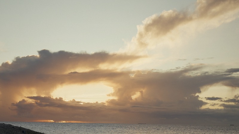 Tuvalu, Ocean, Sunset, Sky by Josh Guvi – Stock Footage | Artlist