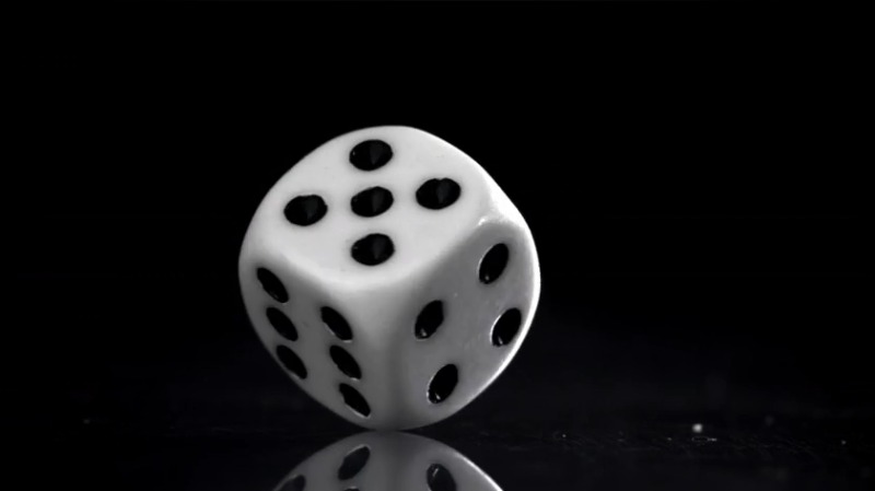 Cube, Black Background, Rolling, Bouncing by Artem_ka – Stock Footage | Artlist