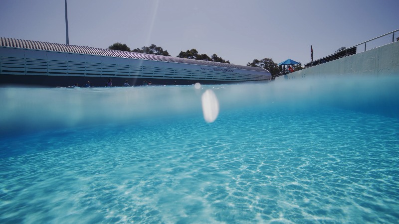 Surfers, Wave Pool, Underwater, Water Park by Spencer Frost – Stock ...