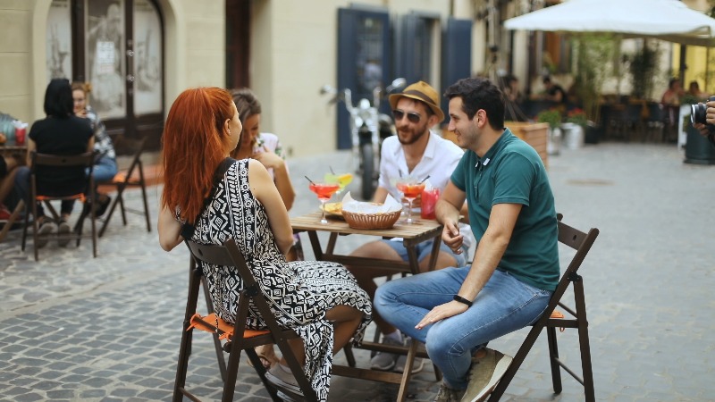 Alcoholic Drinks, Cheerful, Street Cafe, Cocktail by Oleh Ibrahimov ...