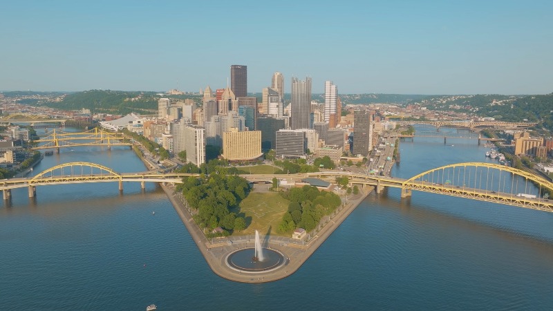 Waterfront, Bridges, Traffic, Pittsburgh by Andriy Stefanyshyn – Stock ...