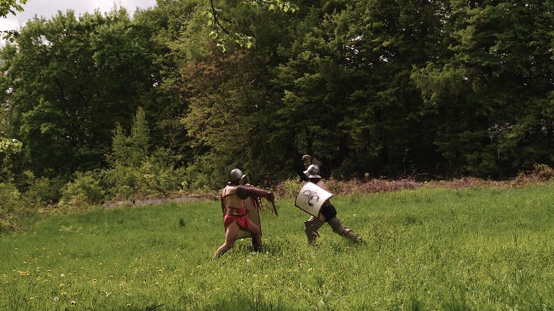 Sword Fight, Woods, Gladiators, Roman Legionary by Sebastian Jan ...