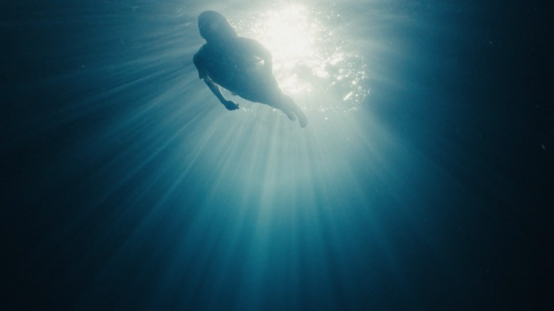 Swimming, Underwater, Sun Rays, Woman by Spencer Frost – Stock Footage ...