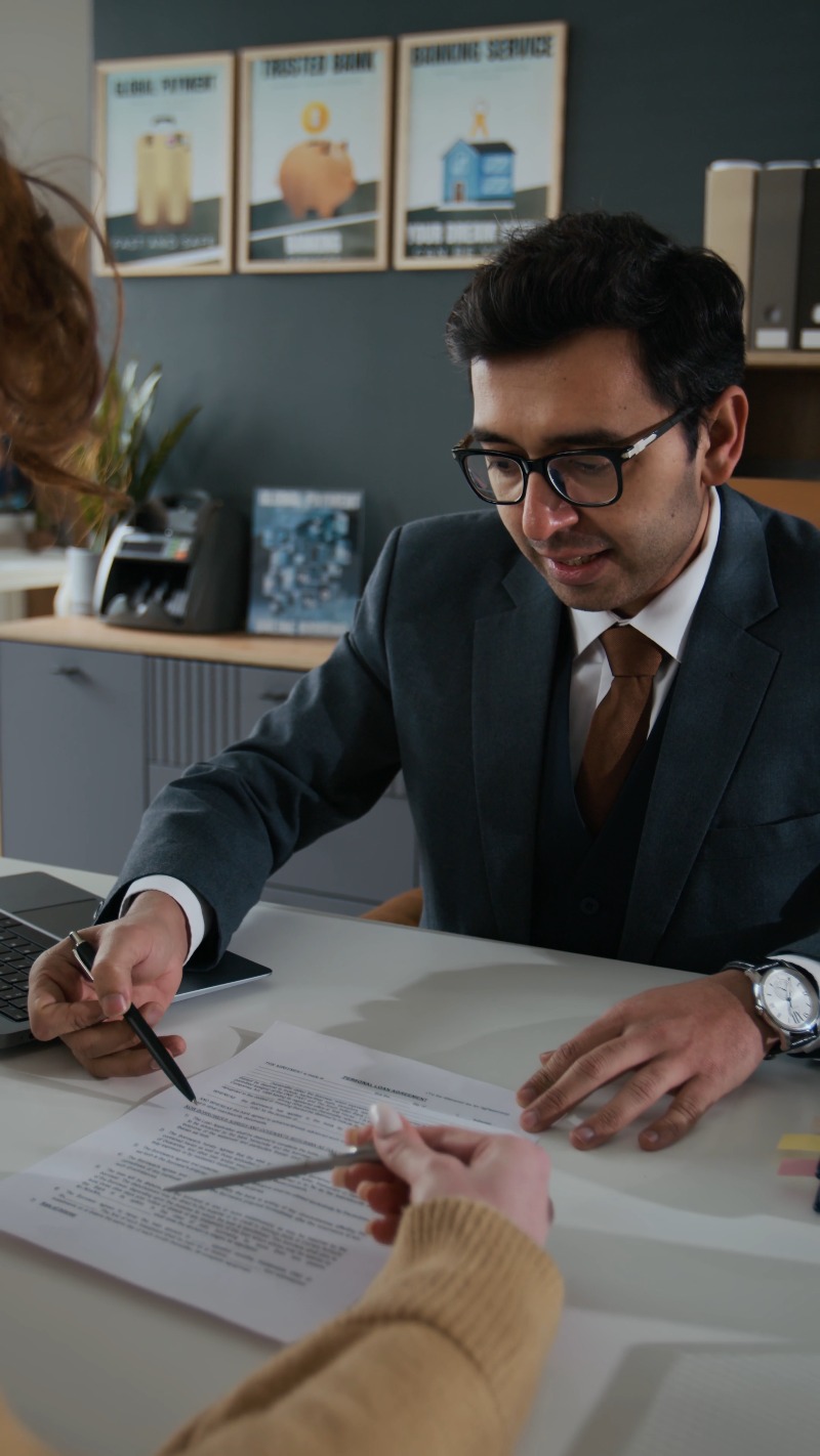 Bank, Banker, Customer, Contract by AnnaStills – Stock Footage | Artlist