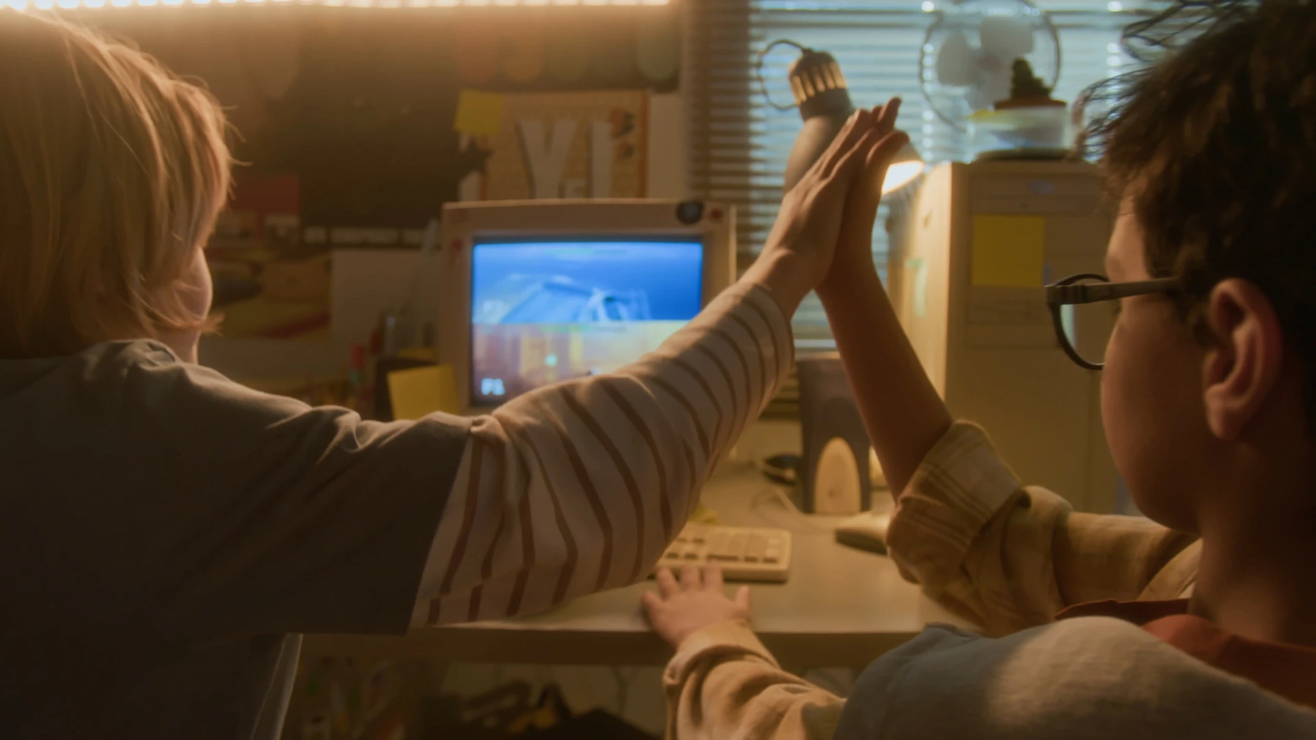 Discover 90s-kids-playing-computer, a story-driven footage | Artlist
