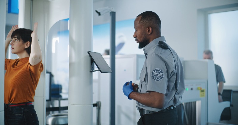 Airport, Security, Terminal, Security Guard by Frame Stock Footage ...