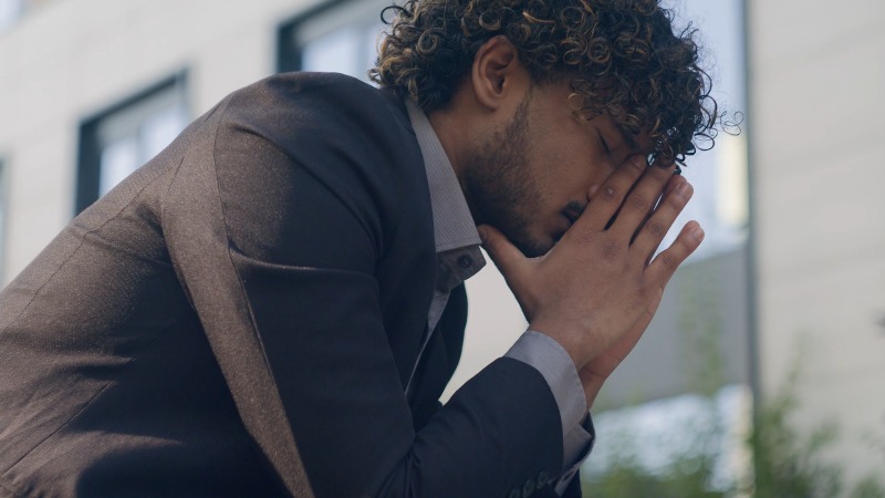 Stress, Sad, Hands Together, Building by MayaLab – Stock Footage | Artlist
