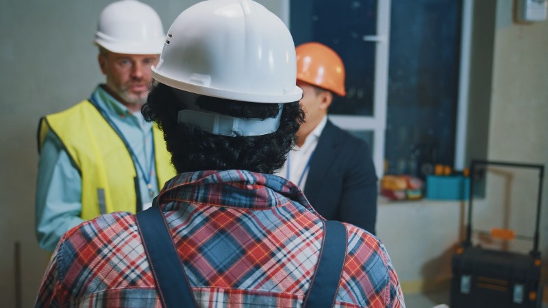 Renovation, Workers, Safety Helmet, Planning by Oleh Ibrahimov – Stock ...