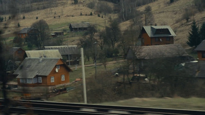 Ukraine, Window Pov, Village, View by Okos – Stock Footage | Artlist