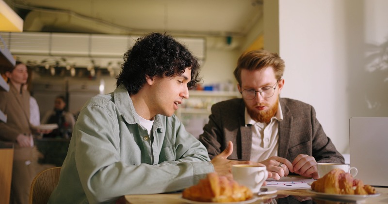 Meeting, Cafe, Business Man, Co Workers by Evgenii Petrunin – Stock ...