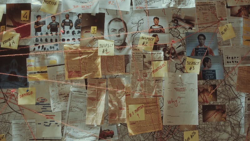 Crime, Investigation Board, Investigation, Office by Yuki Film – Stock ...