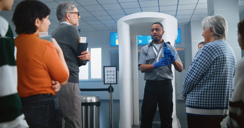 Security Guard, Airport, Security, Terminal by Frame Stock Footage ...