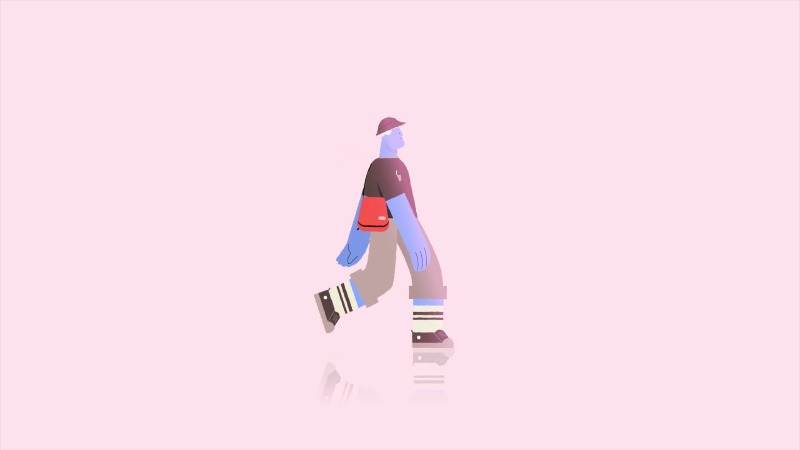 Character, Walking, Loop, Motion Graphics by Motion Library – Stock ...