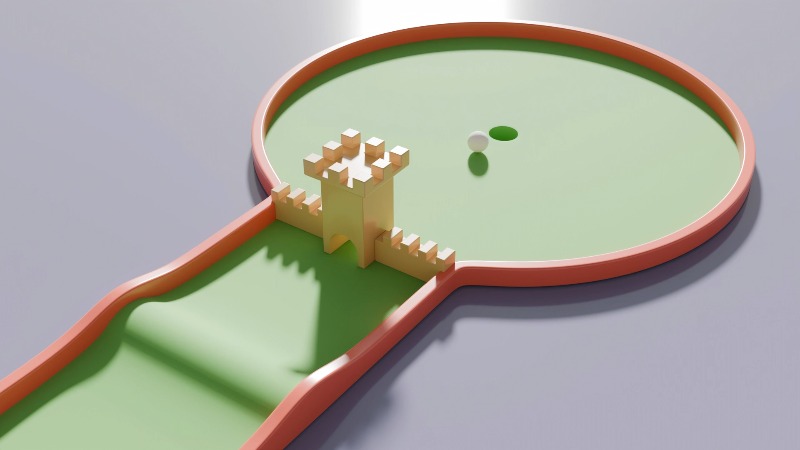 Animated, Loop, Background, Mini Golf by Juanjo McLittle – Stock ...