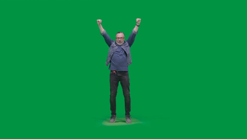 Cheering, Green Screen, Sports, Fan by Frame Stock Footage – Stock ...