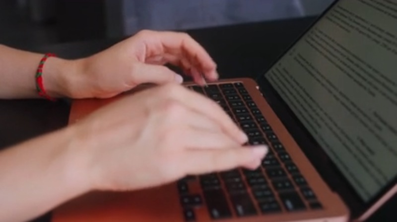 Typing, Laptop, Desk, Paragraphs by Artem Medvediev – Stock Footage ...