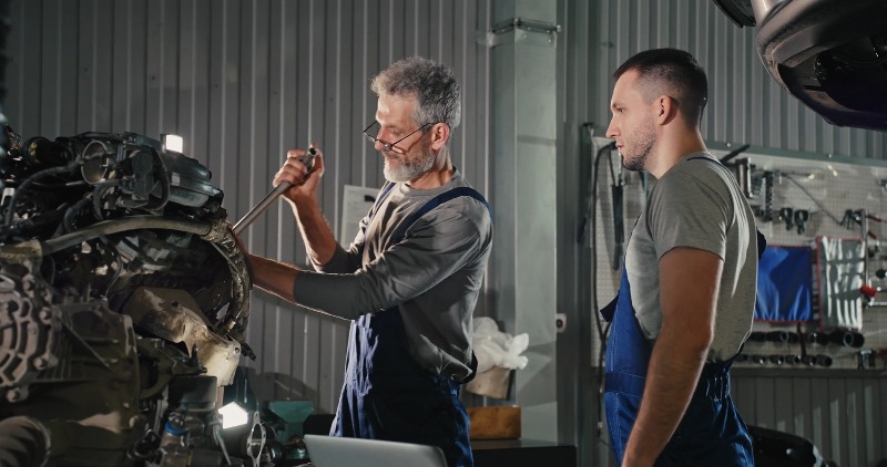 Team Work, Mechanic, Garage, Car Service by Dmitrii Borovikov – Stock ...