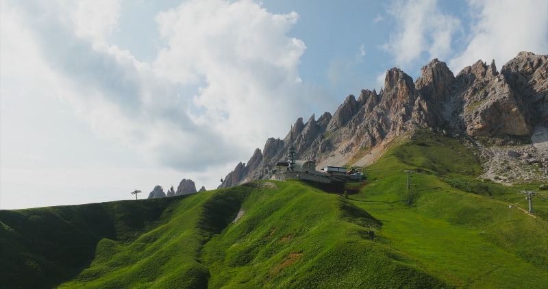 Field, Drone, Italy, Dolomites by AirFlex – Stock Footage | Artlist