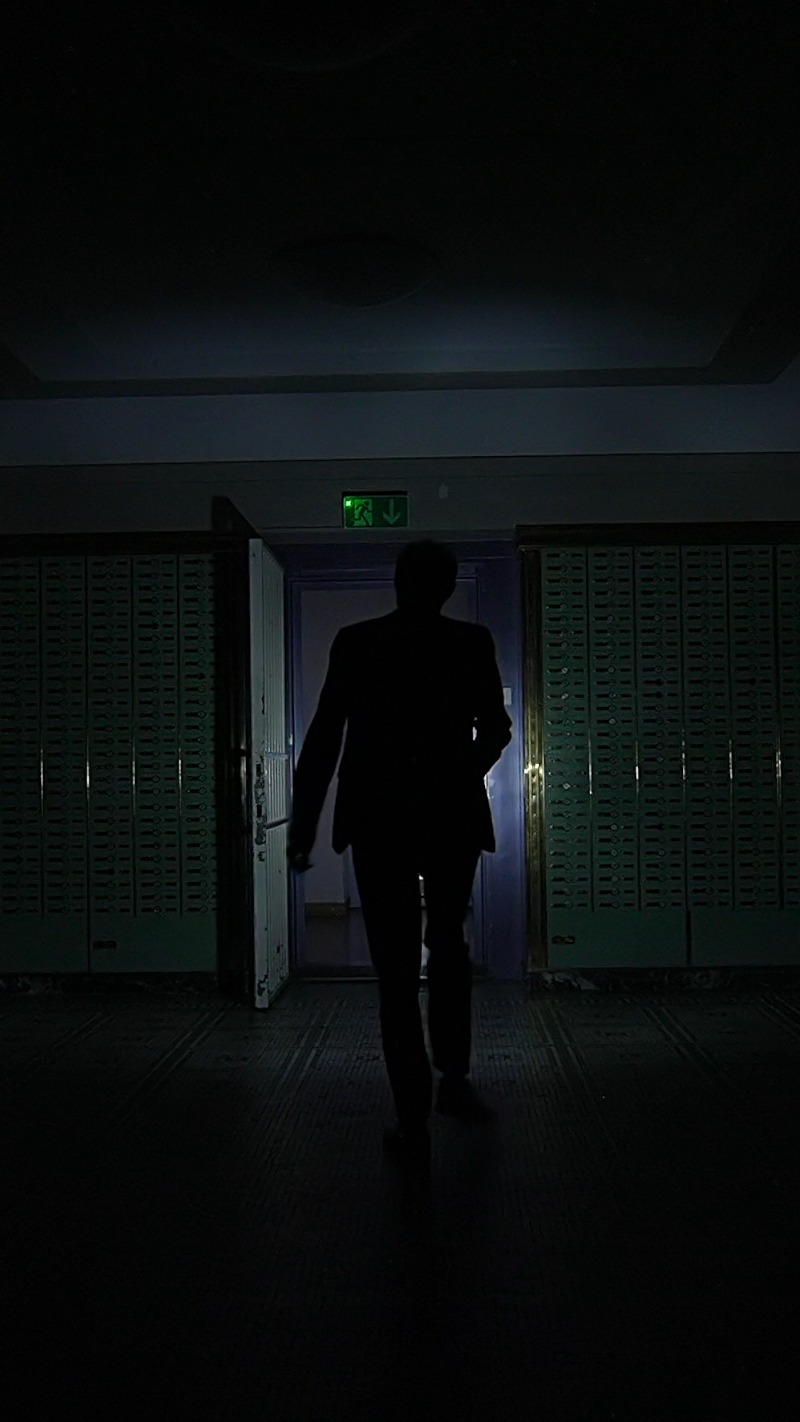 Safety Deposit Box, Security Guard, Man, Vertical Format by Animedias ...