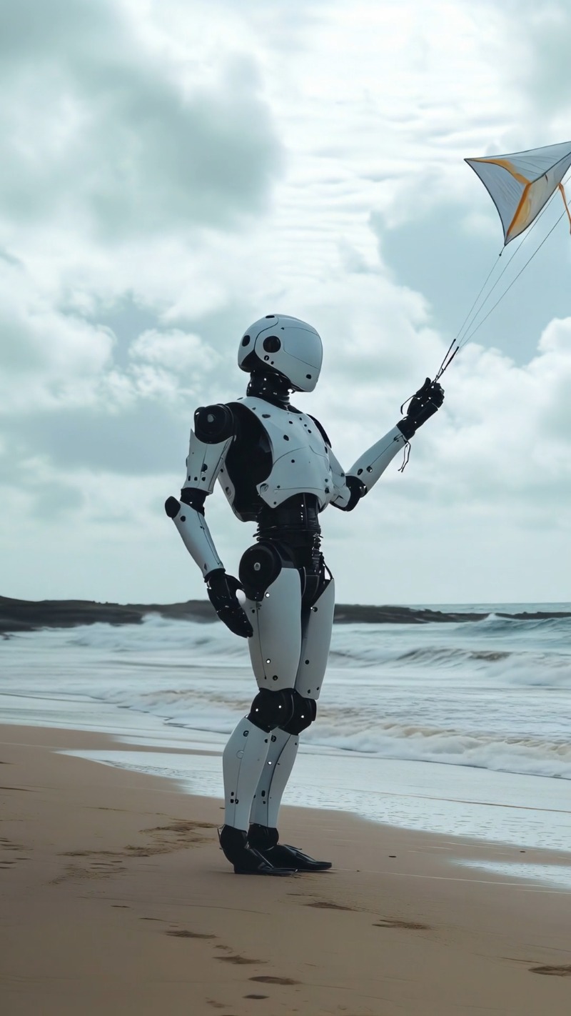 Beach, Kite, Sea, Robot by Cinema Ninja – Stock Footage | Artlist
