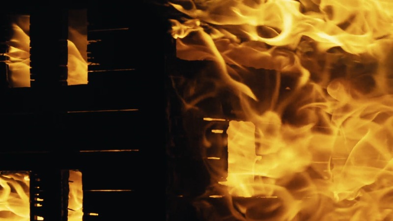 House Fire, Raging, Devastation, Charred by Ira Belsky – Stock Footage ...