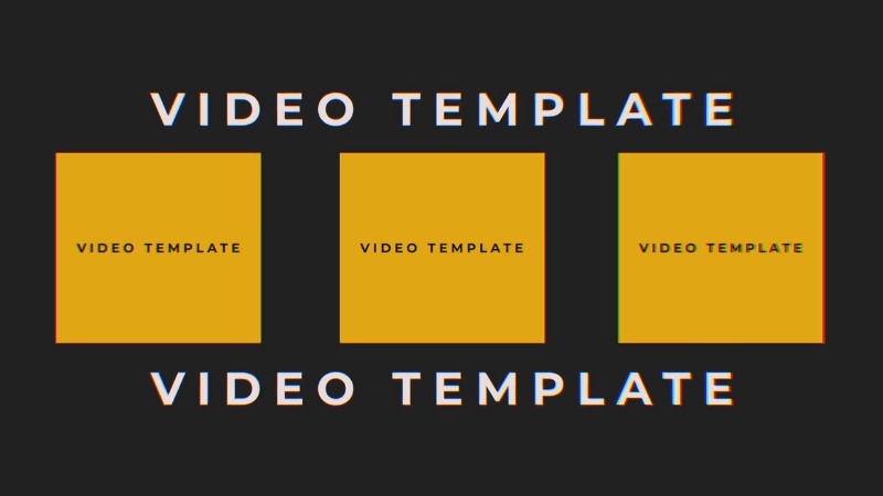 Typographic Text Opener video templates | Artlist