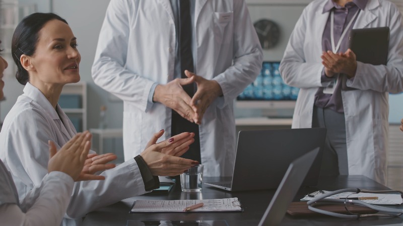 Clapping, Meeting, Discussing, Medical Staff by SeventyFour – Stock ...