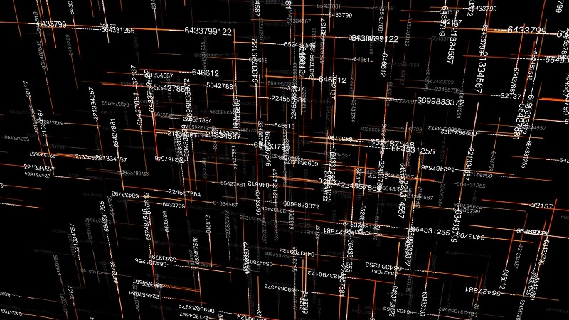 Network, Background, Digits, Animated by Animedias – Stock Footage ...