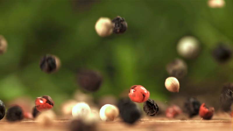 Dropping, Green Background, Wooden Surface, Seeds by Artem_ka – Stock ...