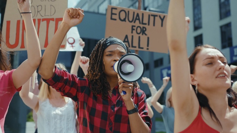 Feminism, Equality, Woman Rights, Parade by Nazarii Ortynskyi – Stock ...