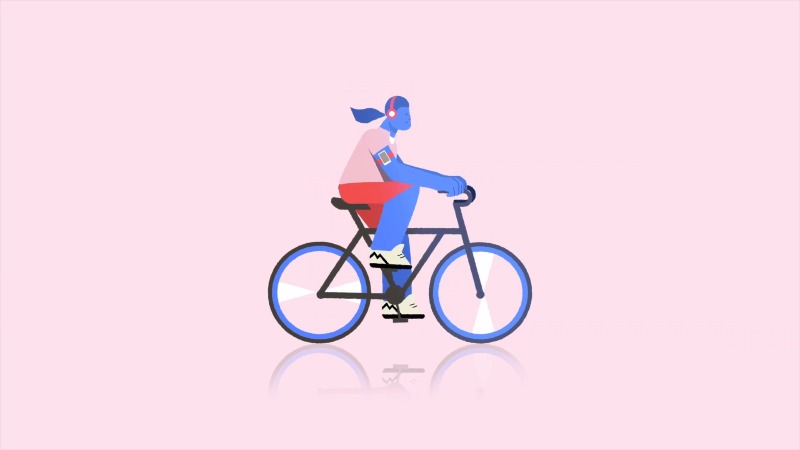 Character, Cycling, Loop, Motion Graphics by Motion Library – Stock Footage | Artlist