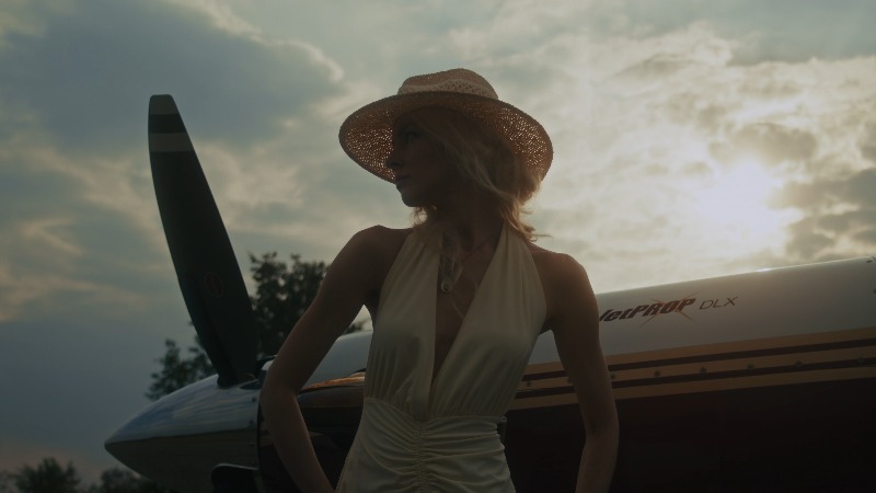 Woman, Model, Posing, Jet Plane by Roma Black – Stock Footage | Artlist