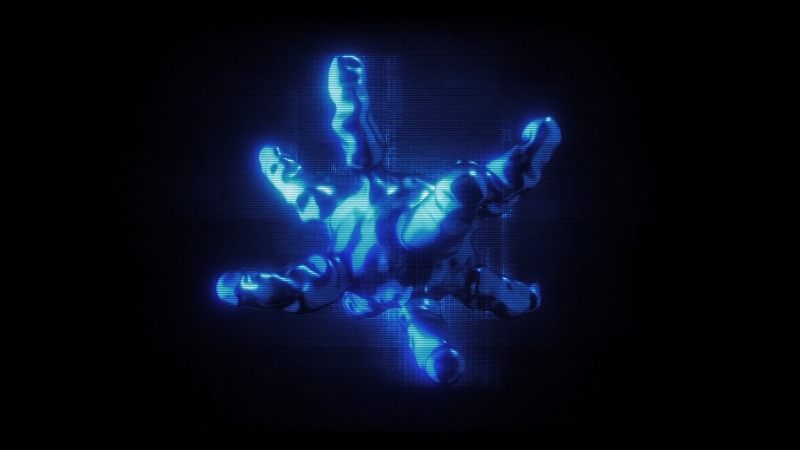 3d, Holographic, Blue, Shape by Pixel DNA – Stock Footage | Artlist