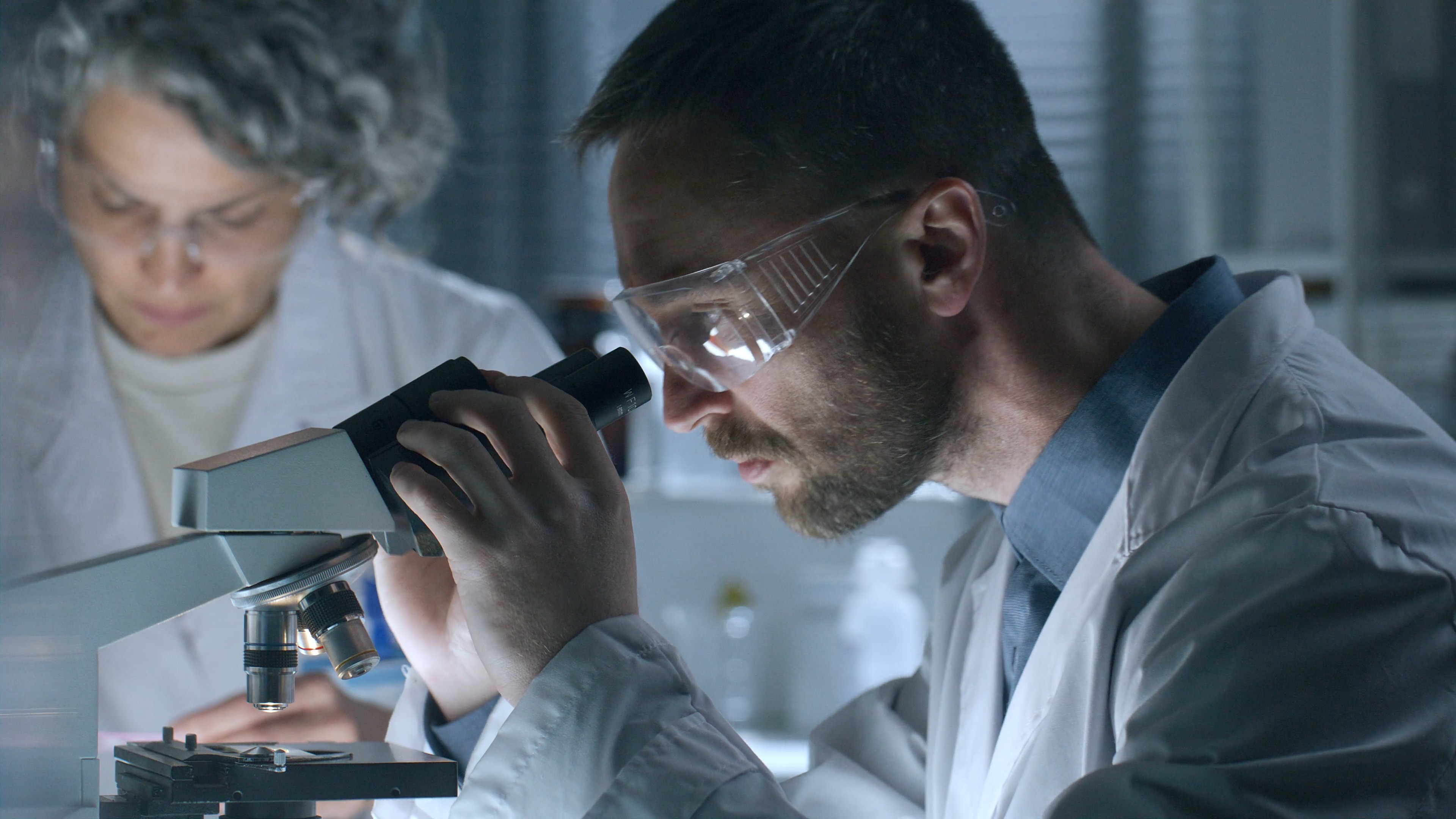 Discover lab-workers, a story-driven footage | Artlist