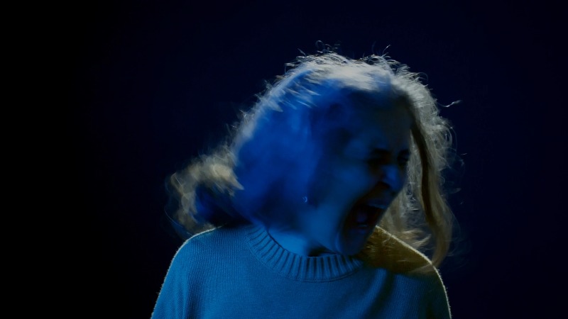 Woman, Grey Hair, Screaming, Shouting by Pressmaster – Stock Footage ...
